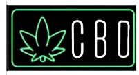 CBD Neon Sign 17"x35"